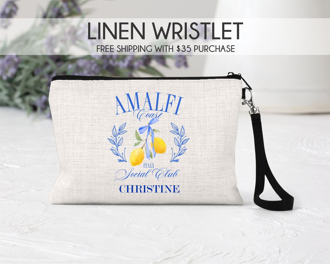 Amalfi Coast Makeup Bag, Amalfi Coast Girls Trip Gift, Italy Girls Trip ...