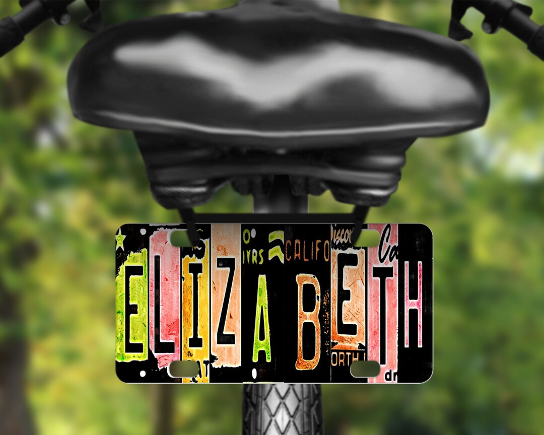 Mini License Plate, Personalized License Plate, Bike License Plate ...