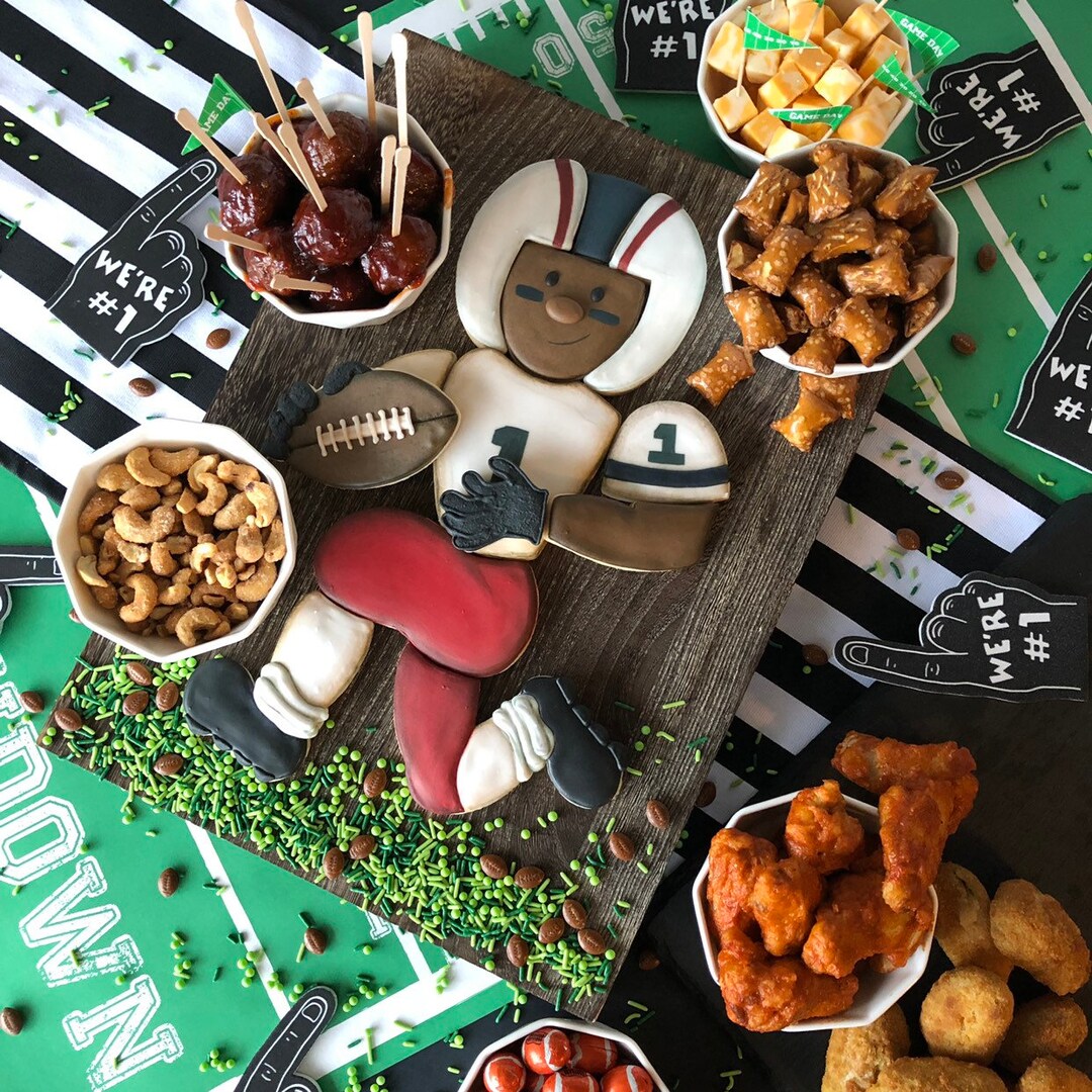 Football Player Cutter Set - Etsy