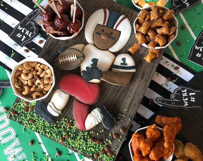 Football Player Cutter Set - Etsy