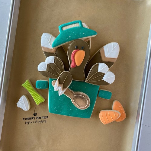 Turkey Platter Cookie Cutter Set Thanksgiving Cookie Cutters - Etsy