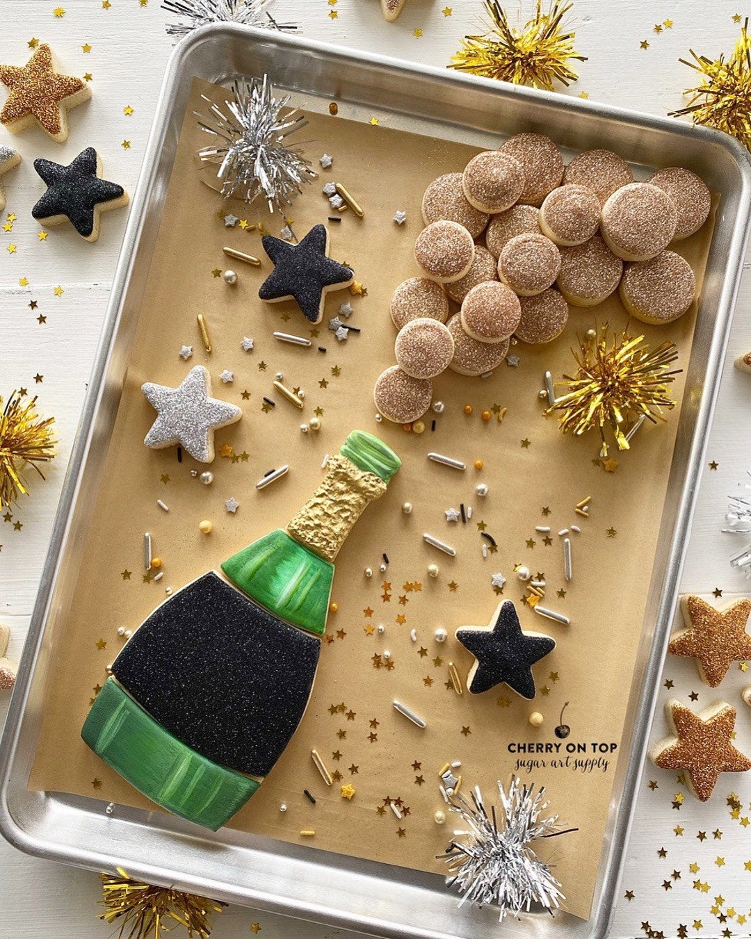 Pop the Bubbly Cookie CUTTER Set - Etsy