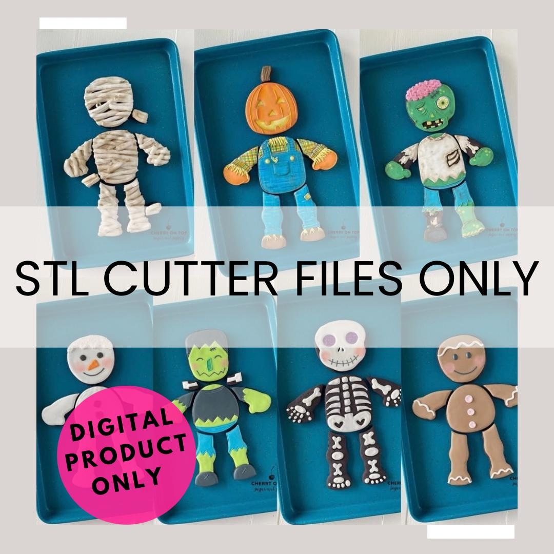 STL Files for Multiple Character Cookie Cutter Set - Etsy