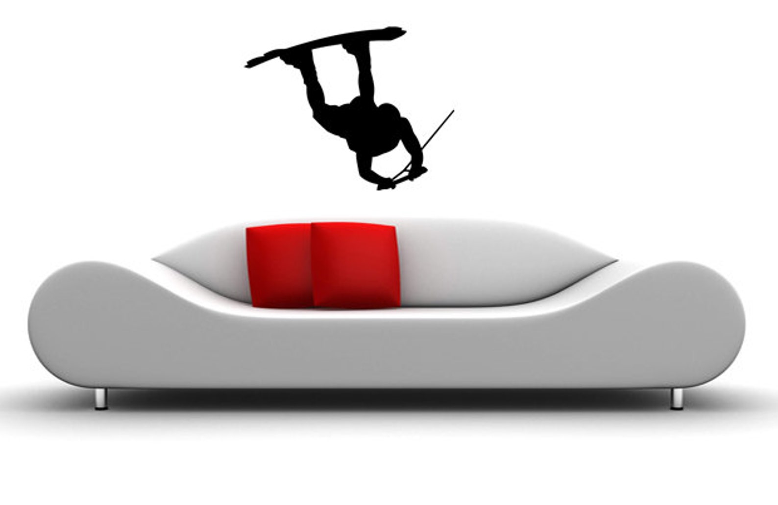 Wakeboarding Wall Art Vinyl Wall Art Sticker Decal Living Room, Bedroom ...