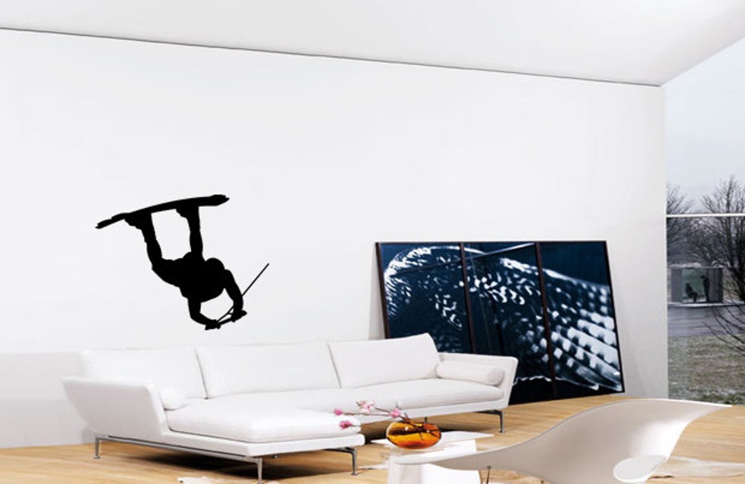 Wakeboarding Wall Art Vinyl Wall Art Sticker Decal Living Room, Bedroom ...