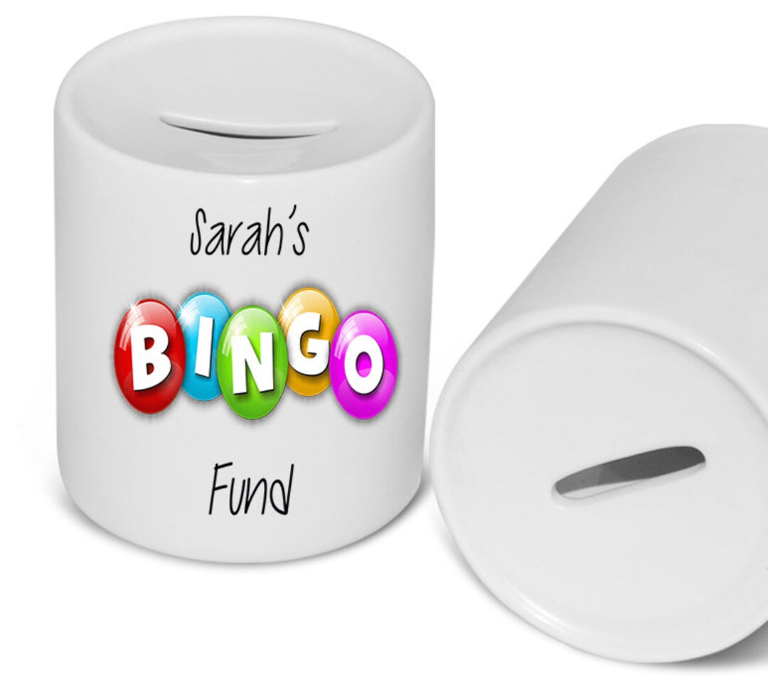 Personalised Bingo Fund Money Box - Etsy