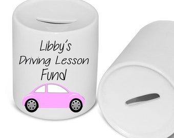 Driving Lesson Money Box - Etsy UK