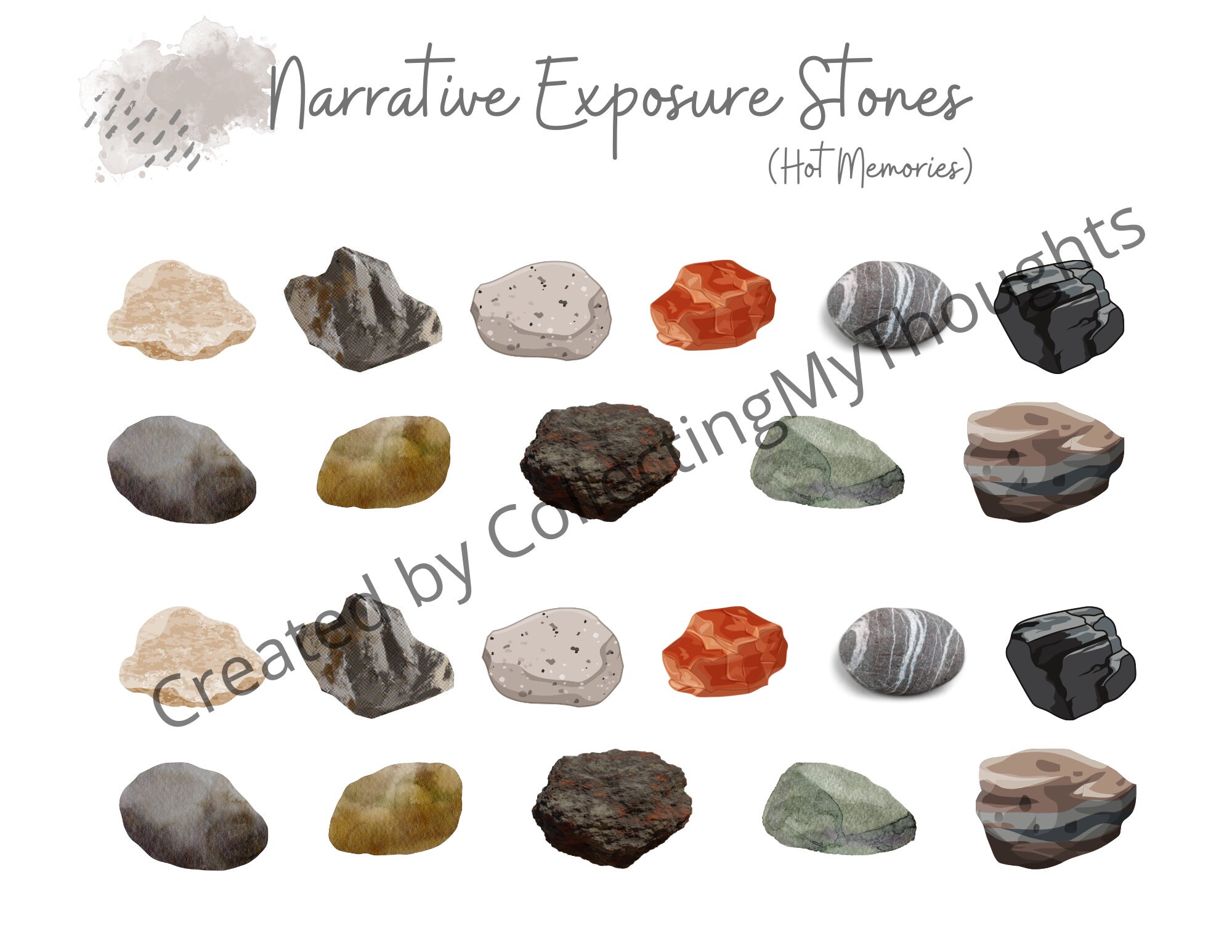 Narrative Exposure Worksheets- 7 Digital, PDF. Narrative Exposure ...