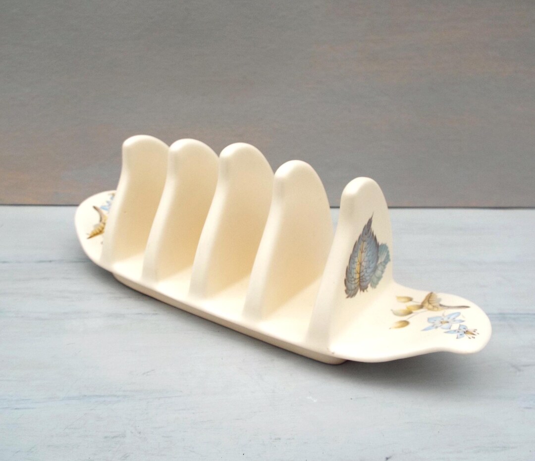 Toast Rack - Devon Ware - Axe Vale Pottery - Breakfast Tableware - - Etsy