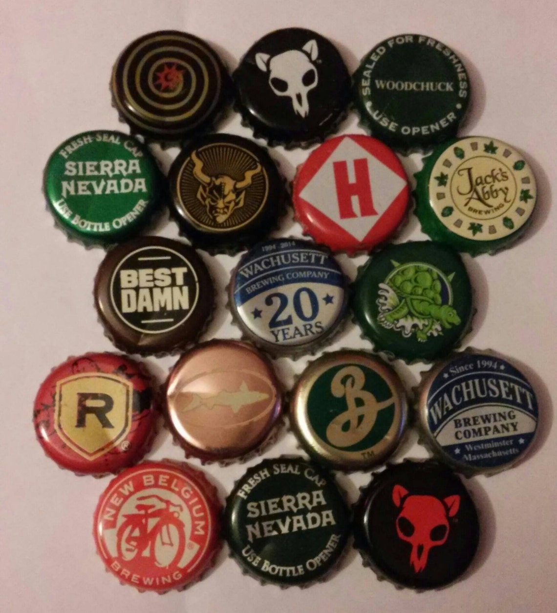 40 Craft and Import Beer Bottle Caps - Etsy