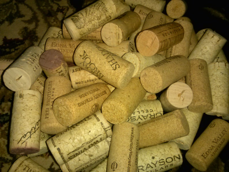 10 Corks for Your Projects; Wine, Champagne, Natural, Synthetic - Etsy