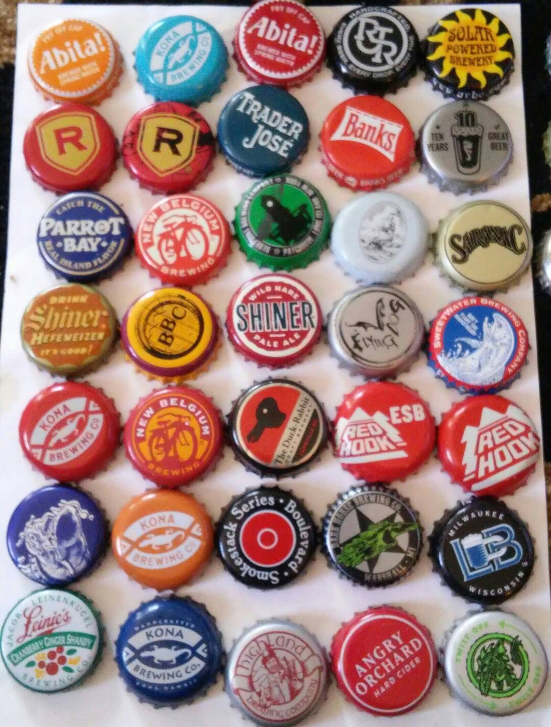 40 Craft and Import Beer Bottle Caps - Etsy