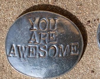 You Are Awesome Sentiment Tokens - SET OF 10 - Etsy