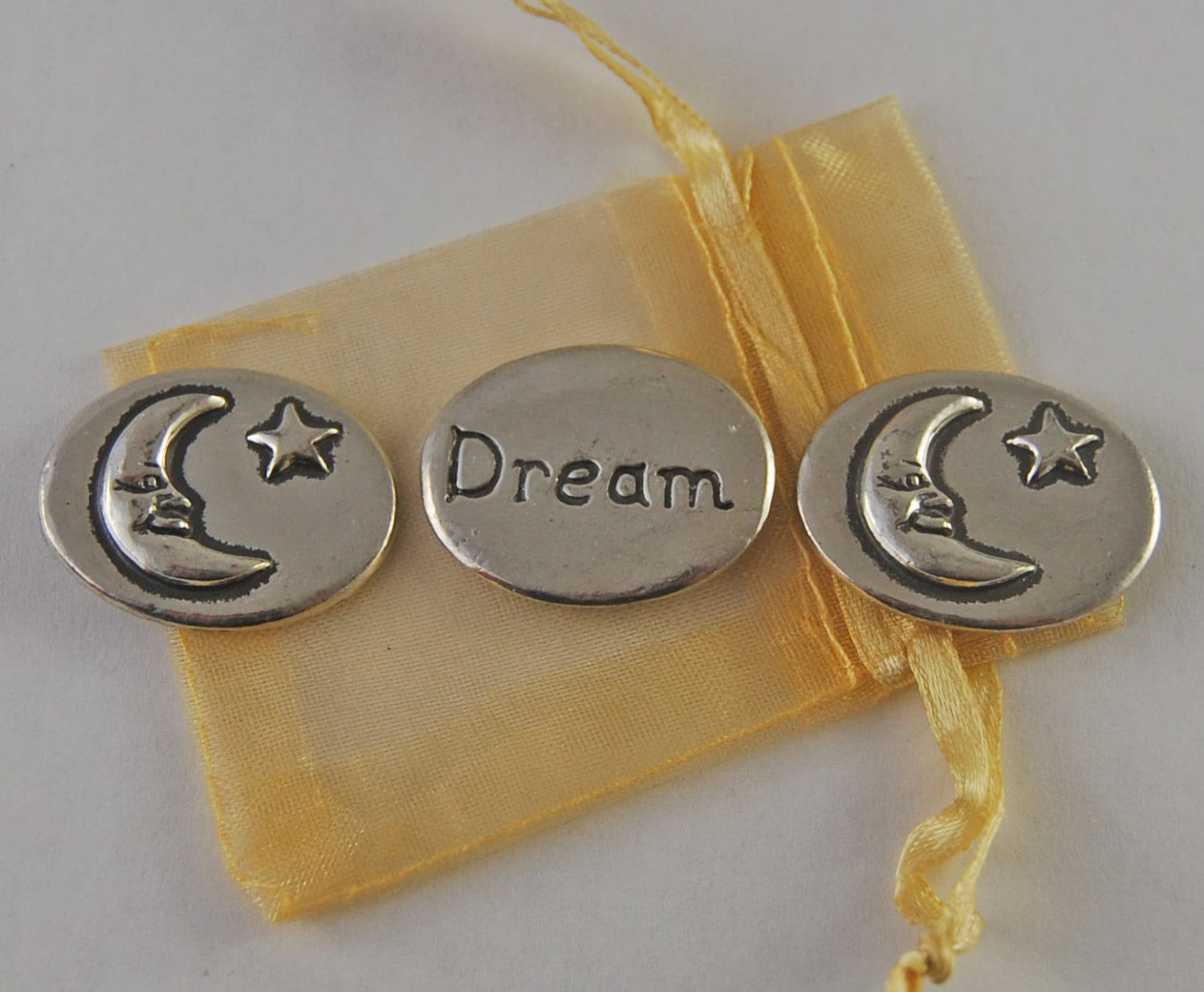 Set of 3 Moon Dream Inspiration Coins With Organza Bag - Etsy