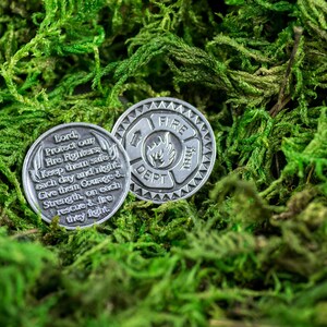 Firefighter Pocket Tokens - SET OF 10 - Etsy