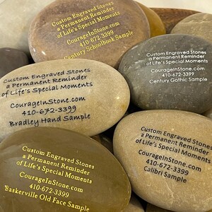 Custom Design Your Own Engraved River Rock - Bulk Pricing - Etsy