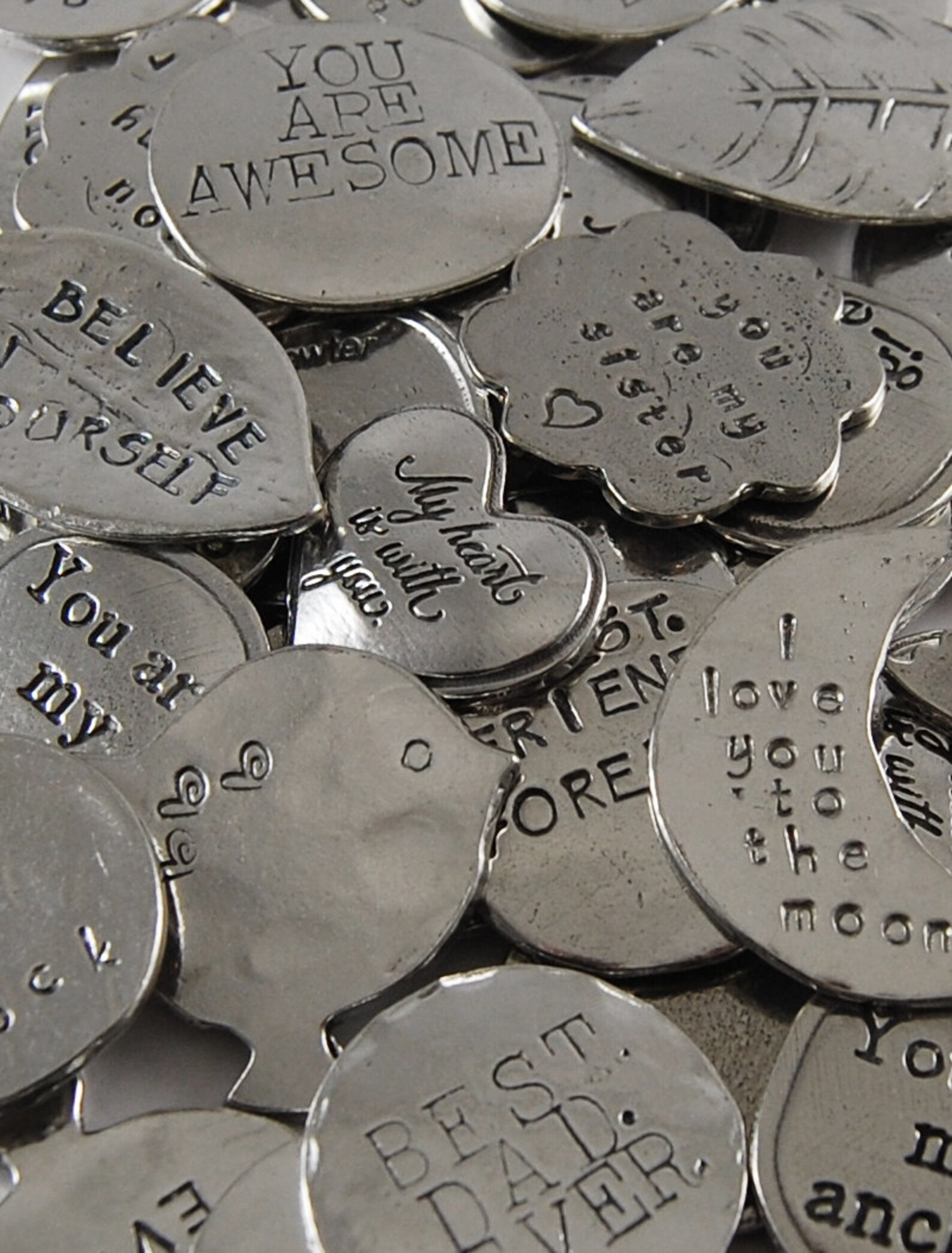 Inspirational Sentiment Pocket Tokens Lot of 100 FREE US - Etsy