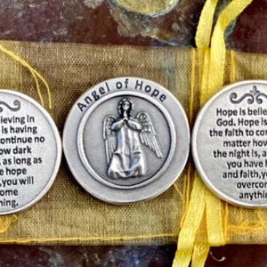 Angel of Hope Pocket Tokens - SET OF 10 - Etsy