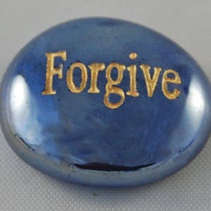 Engraved Colored Glass Word Stones - Single Words - Etsy