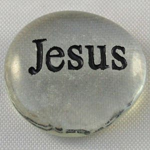 Engraved Colored Glass Word Stones - Single Words - Etsy