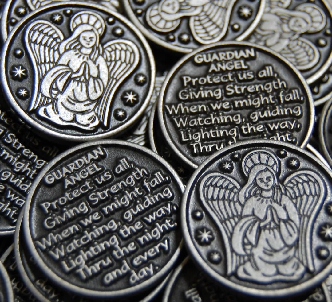 Guardian Angel Pocket Tokens - SET OF 10 - Etsy