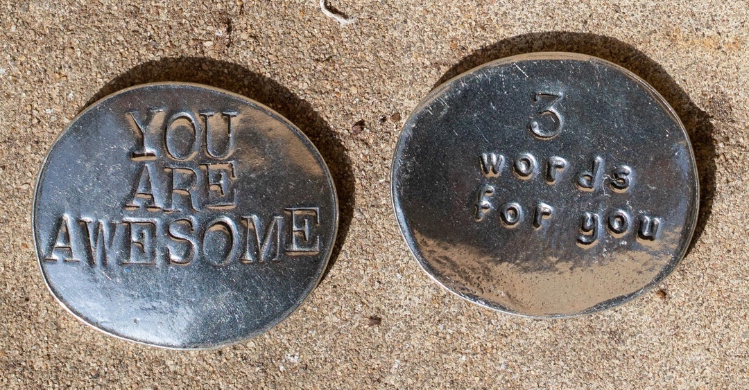 Set of 8 You Are Awesome Sentiment Tokens - Etsy