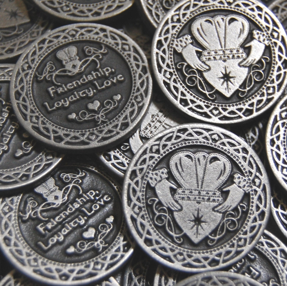 Friendship Loyalty Love Pocket Tokens SET OF 10 | Etsy