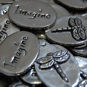 Dragonfly Imagine Inspiration Coins - SET OF 10 - Etsy