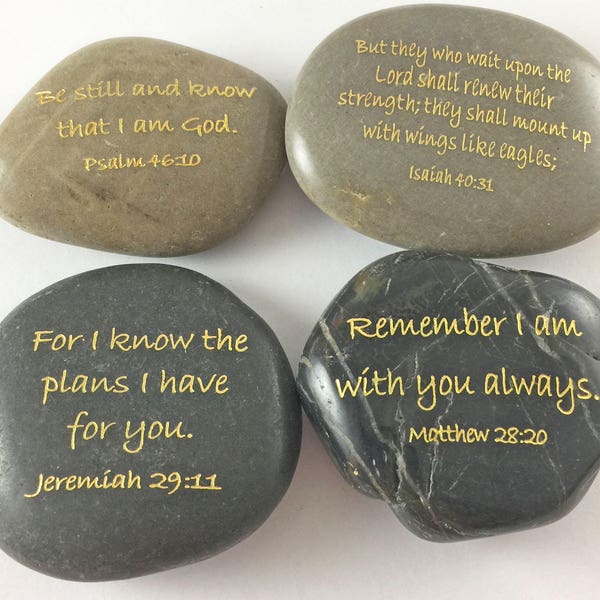 Scripture Stones - Etsy
