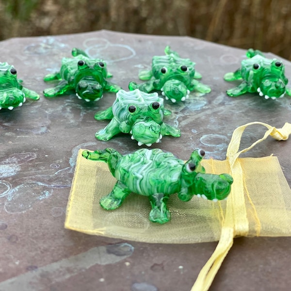 Alligator Figurine - Etsy