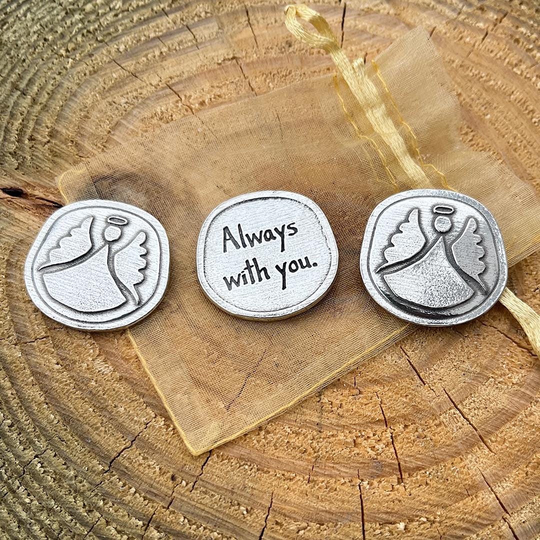Set of 4 Always With You Sentiment Tokens - Etsy