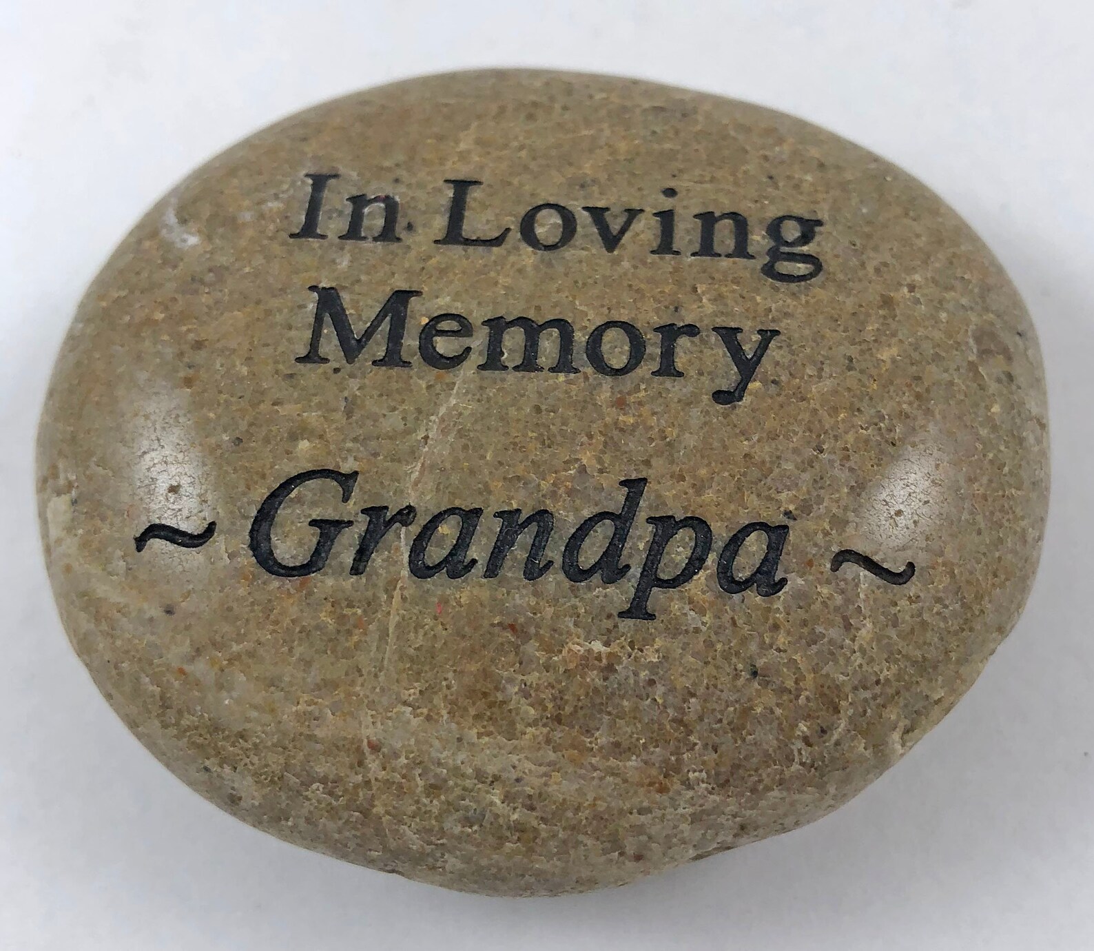 In Loving Memory Engraved River Rock With Various Sentiments - Etsy