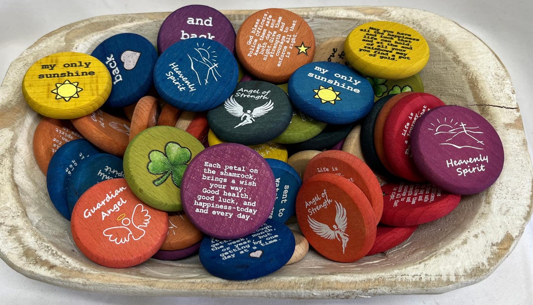 Inspirational Wood Coin Tokens - BULK QUANTITIES - Etsy