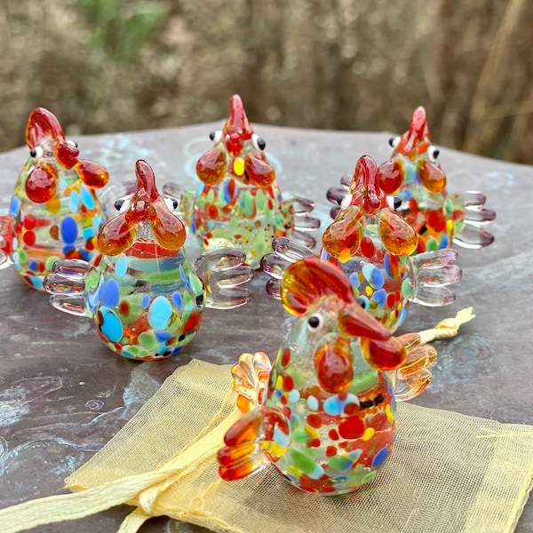 Rooster Glass - Etsy