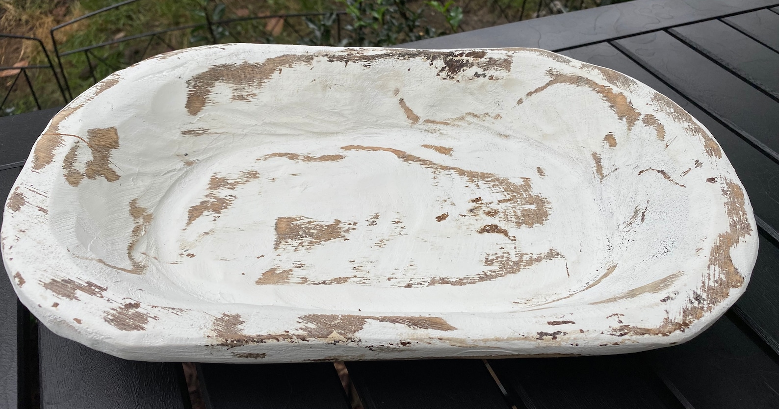 Wooden Dough Display Bowl Large or Small White or Natural - Etsy