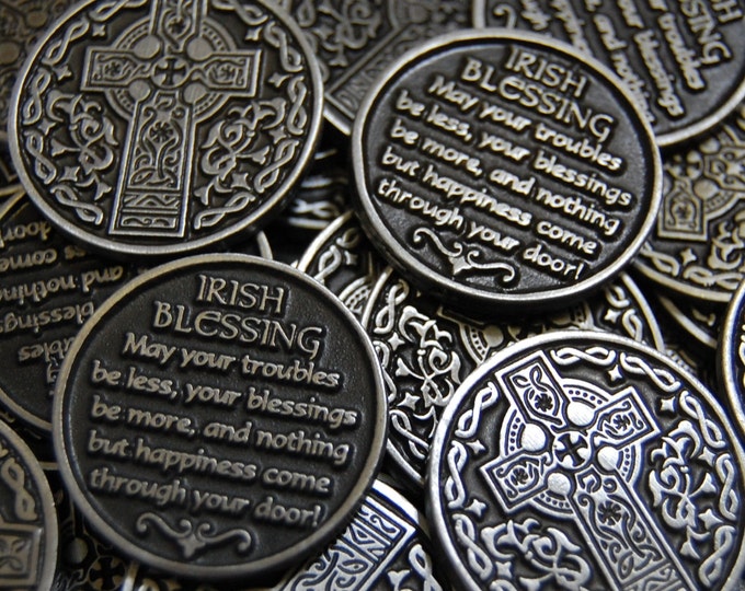 Irish Blessing Coin - Etsy