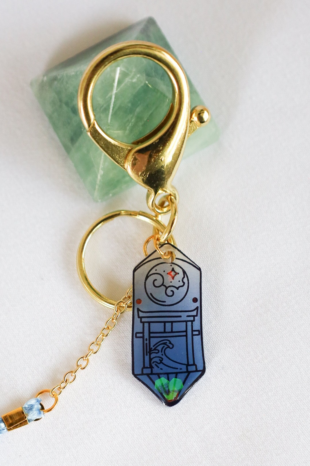 Handmade Shinto Torii Gate Keychain: Japanese Shrine Resin Charm - Etsy