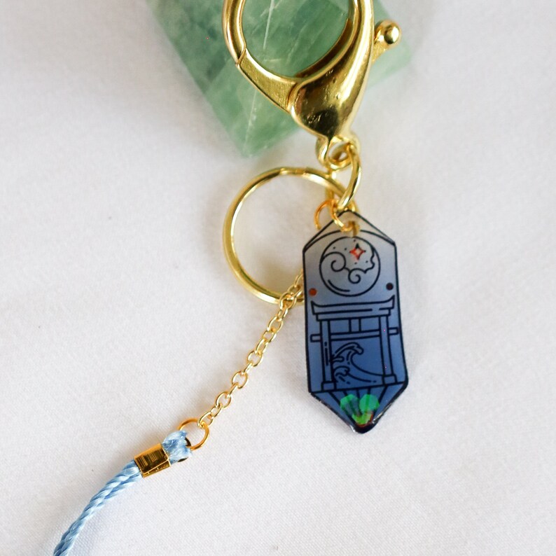 Handmade Shinto Torii Gate Keychain: Japanese Shrine Resin Charm - Etsy