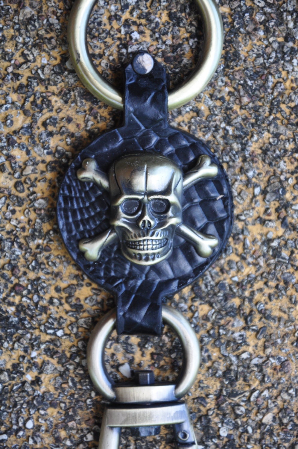 Leather Key Holder Black Key Holder Steam Punk Pirate - Etsy