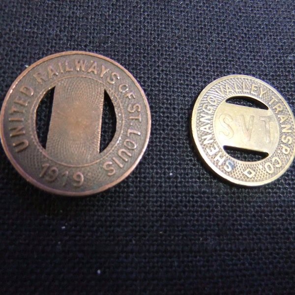 Railroad Tokens - Etsy