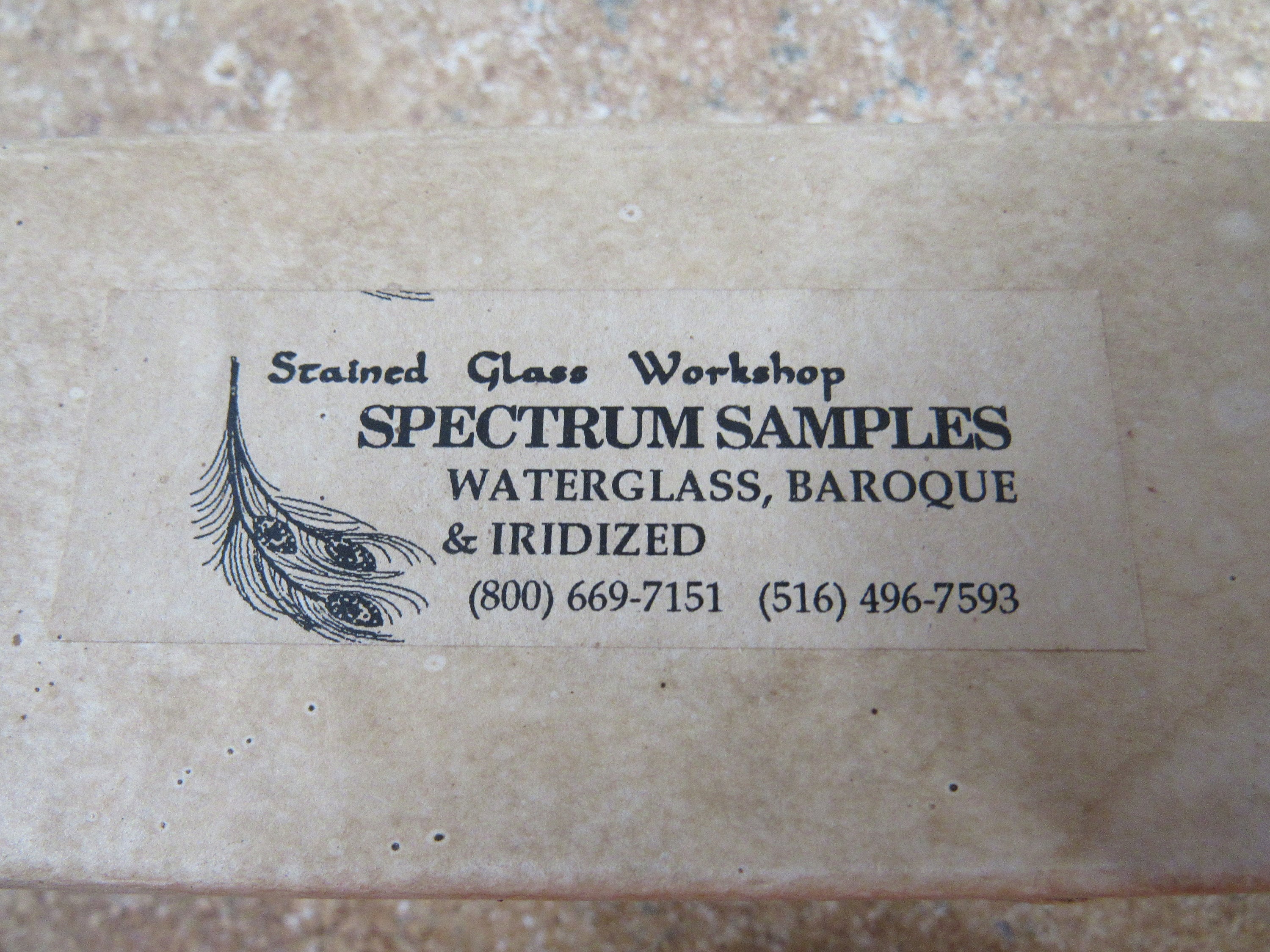 Stained Glass Spectrum Stained Glass Sample Set Vintage 90's Lot 2 - Etsy