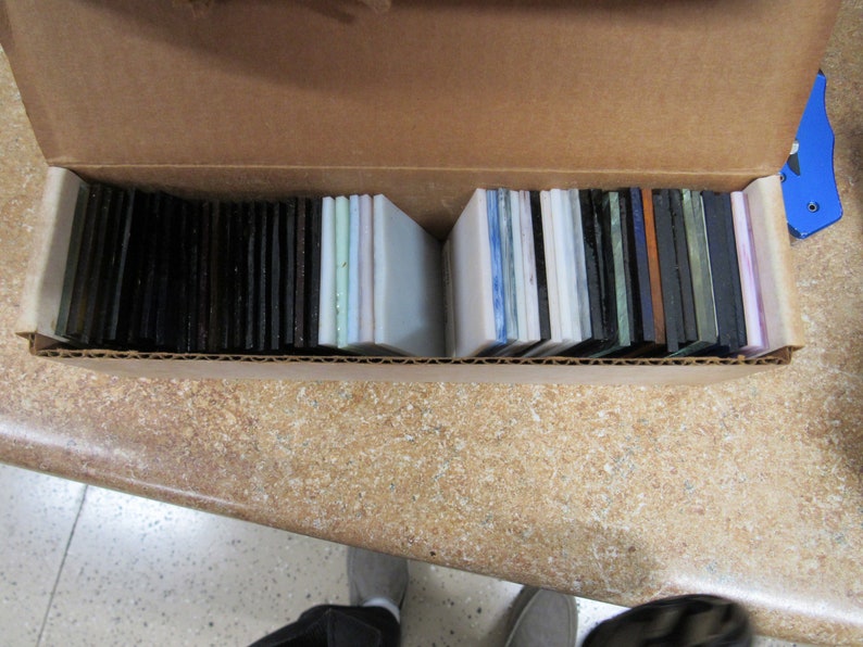 Stained Glass Spectrum Stained Glass Sample Set Vintage 90's Lot 2 - Etsy