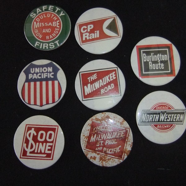 Railroad Button - Etsy