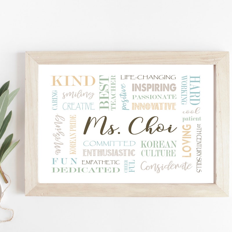Words to Describe a Day - Etsy