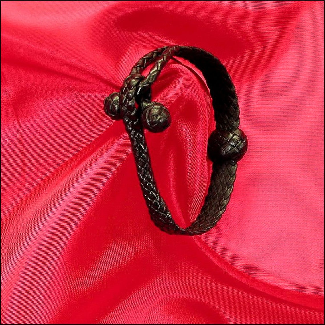 Braided / Plaited Kangaroo Leather Bracelet - Etsy