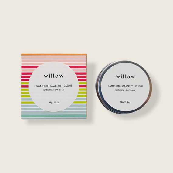 Natural Heat Balm- Natural relief from muscle aches and pains. Chest Rub.