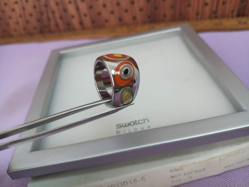 Vintage Jewelry Swatch Bijoux Ring SAMBA JRD016 567 - Etsy