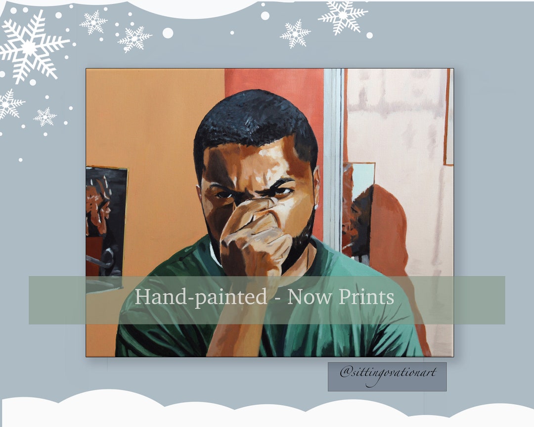 Friday Bathroom Scene Print Unframed Hand-painted Original - Etsy