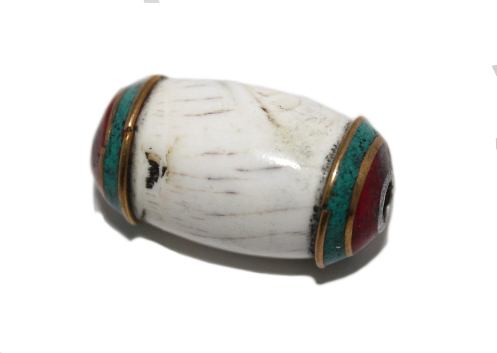 Conch Shell Beads Coral Beads Turquoise Beads 1 Bead Tibetan - Etsy