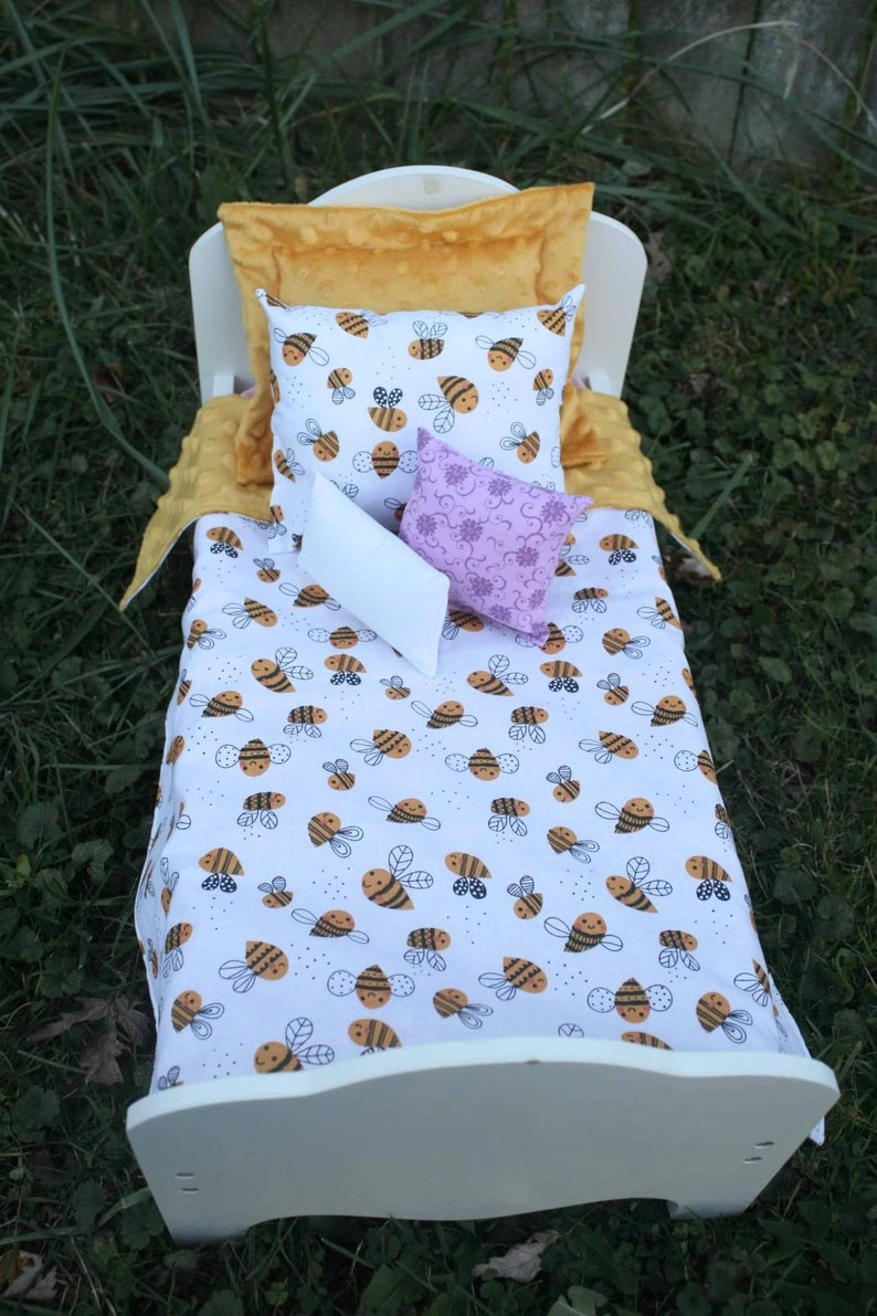 Blaire Bedding Set Bumble Bee Bedding Set 18 Doll | Etsy